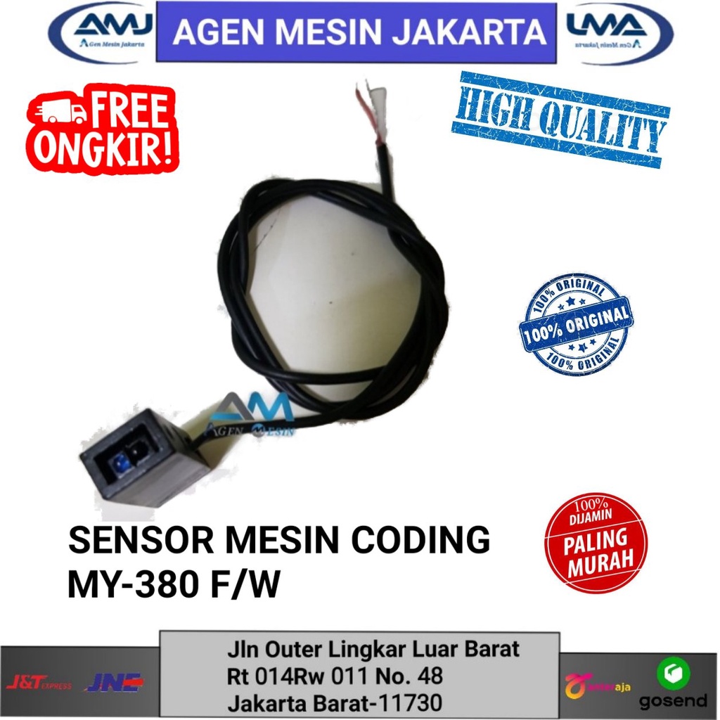 Jual SENSOR UNTUK MESIN CODING MY-380F/W SENSOR OPTIK / MATA KUCING ...