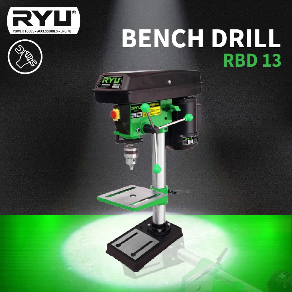 Jual Mesin Bor Duduk Bench Drill 13mm RBD13 RYU | Shopee Indonesia