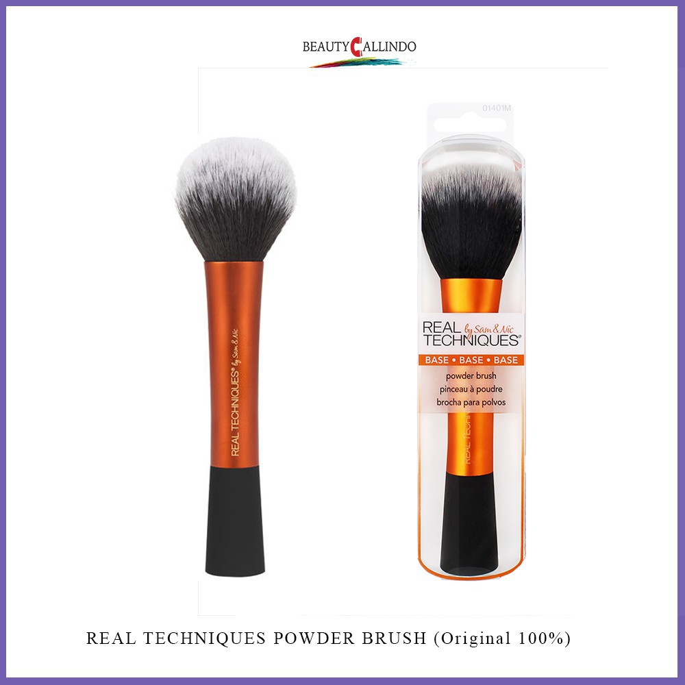 Jual REAL TECHNIQUES #1401 POWDER BRUSH (Original 100%) | Shopee Indonesia