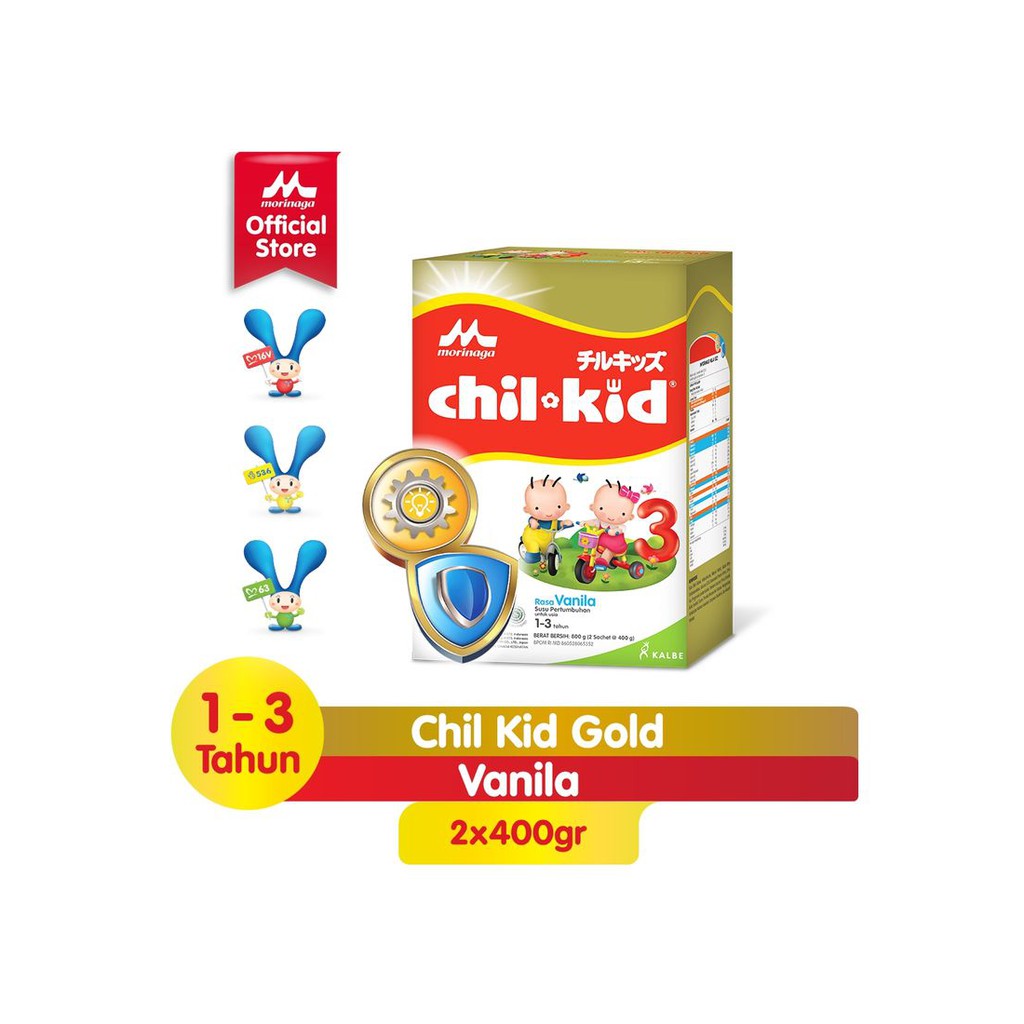 Jual Morinaga Chil Kid Gold 3 Vanila 800G | Shopee Indonesia