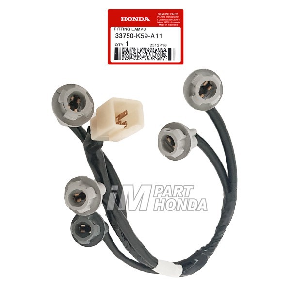 Jual Socket Cop Pitting Lampu Belakang Vario 125 150 Old LED 33750-K59 ...