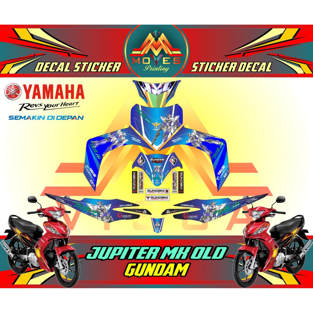 Jual DECAL STICKER FULL BODY YAMAHA JUPITER MX LAMA - STRIPING MOTOR ...