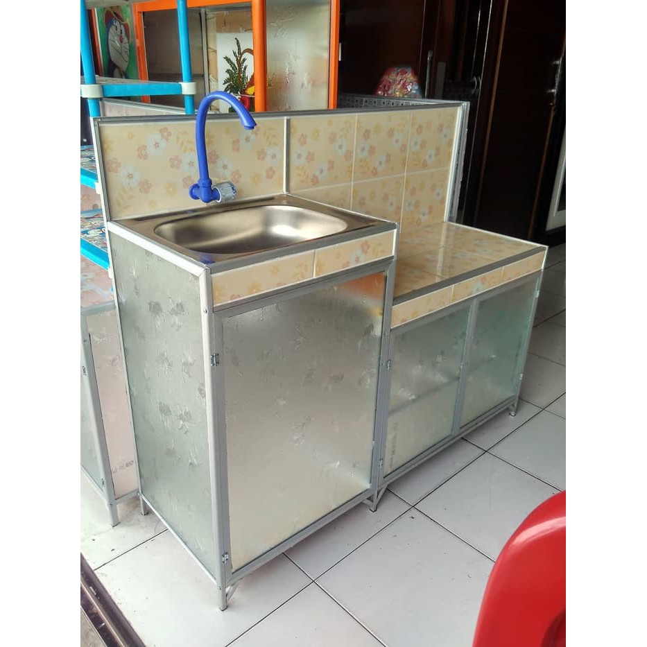 Jual meja Kompor plus tempat cuci piring | Shopee Indonesia