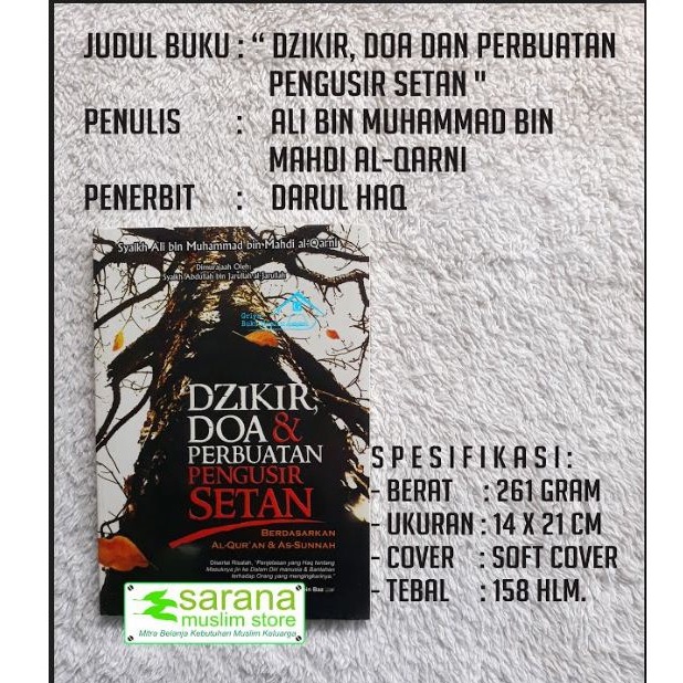 Jual BUKU DZIKIR, DOA DAN PERBUATAN PENGUSIR SETAN | Shopee Indonesia