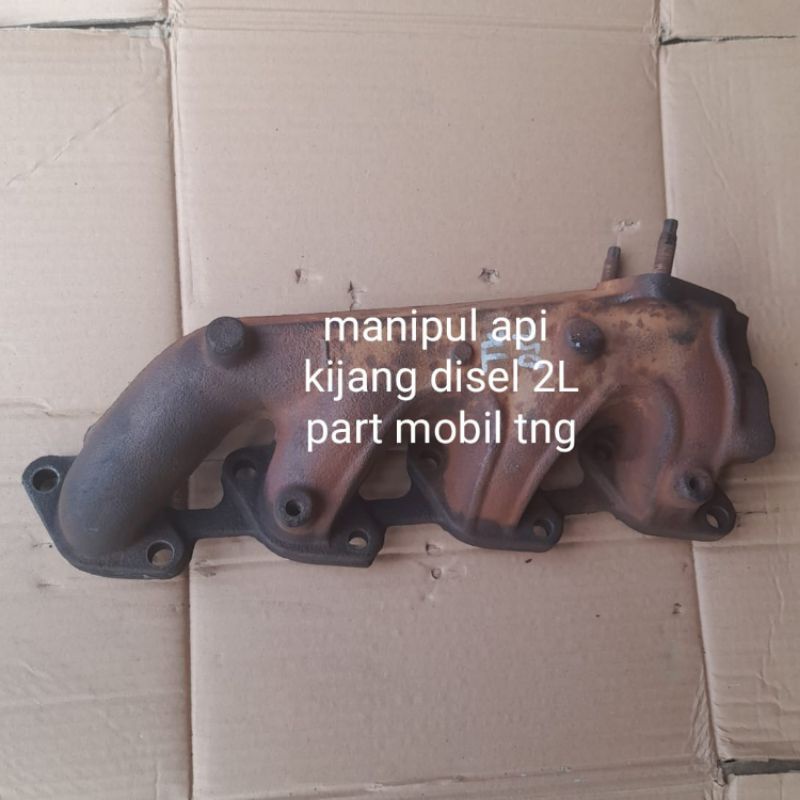 Jual Manifold Manipol Api Exhaust Toyota Kijang Diesel 2L | Shopee ...