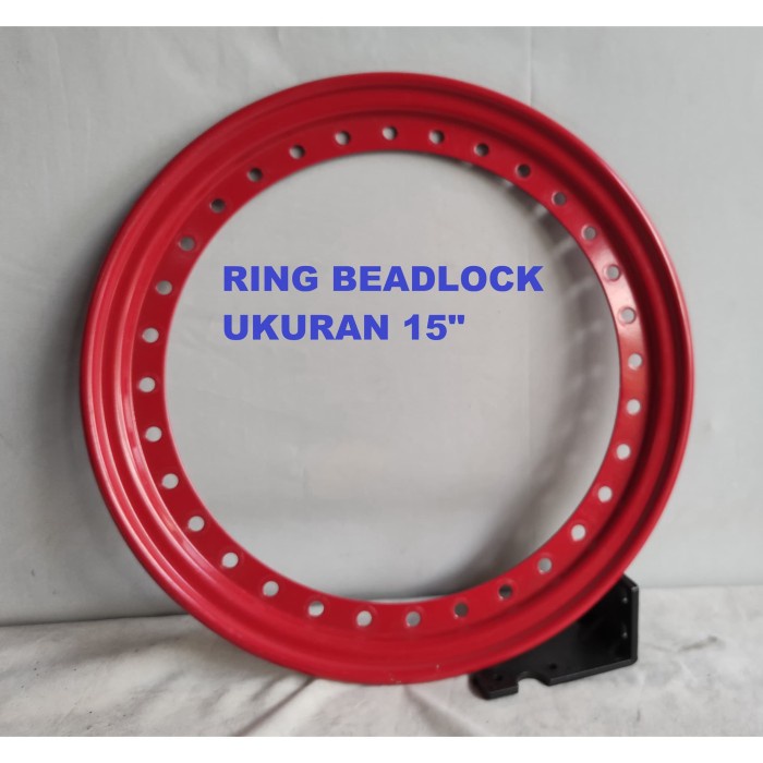 Jual sale RING VELG BEADLOCK STEEL / BESI UKURAN 15 INCI RED / MERAH ...