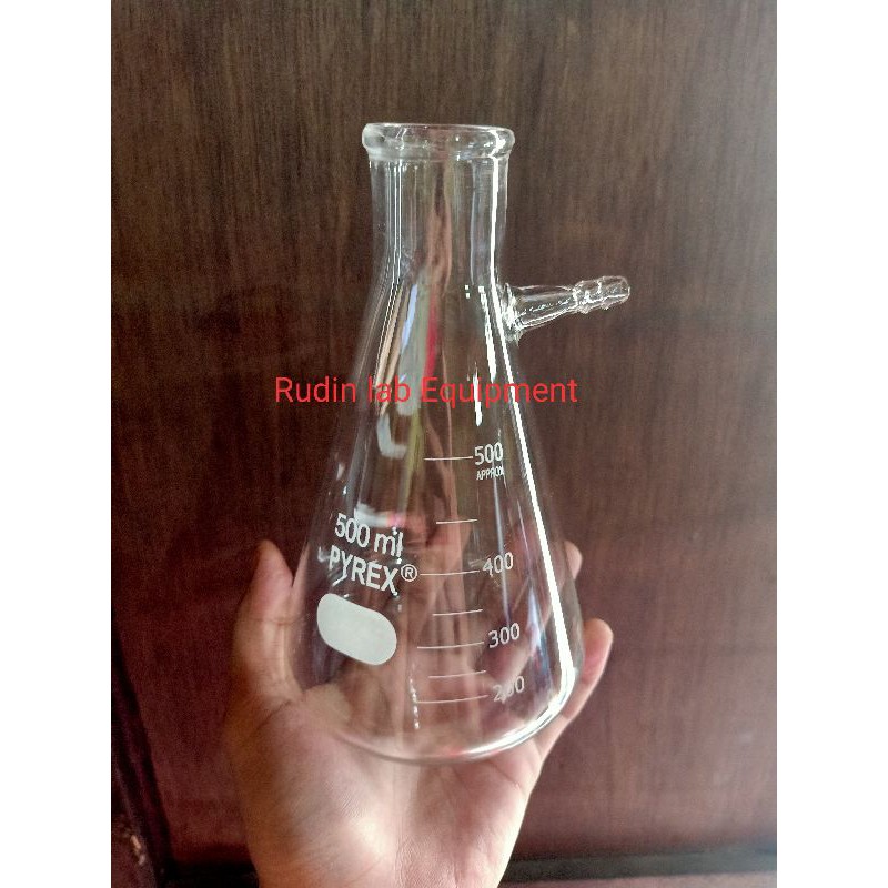 Jual filtering flask/pipa Samping 500ml pyrex | Shopee Indonesia