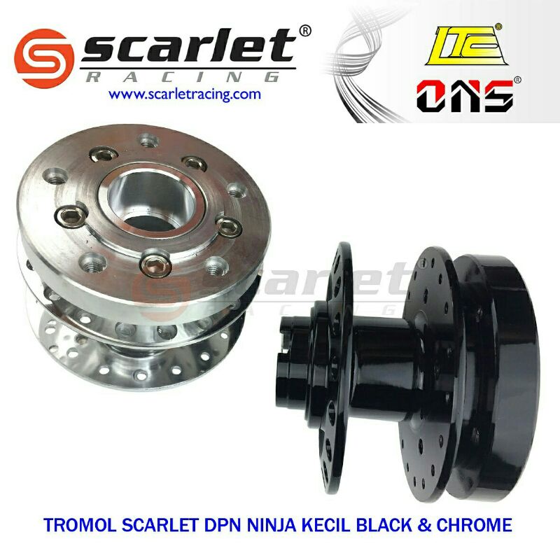 Jual TROMOL DPN BLKG NINJA R/RR CROME/HITAM ORIGINAL SCARLET DPN MODEL ...
