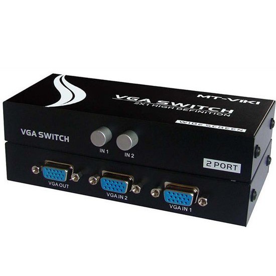 Jual VGA Switch 2 Port | Shopee Indonesia