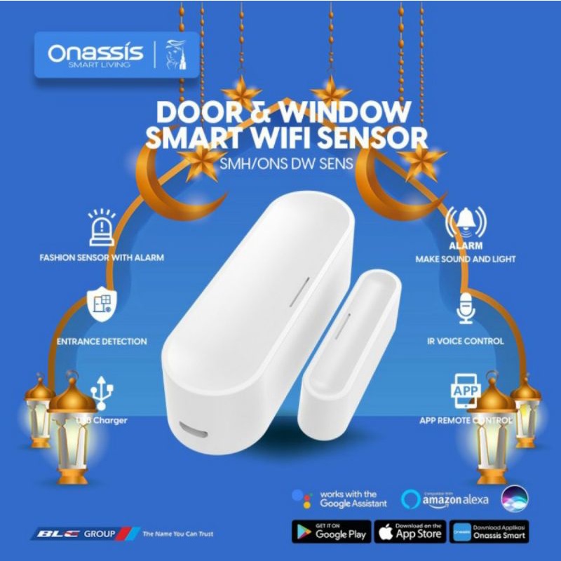 Jual Onassis Smart Door & Window Wifi Sensor 2 pc Sensor Wifi pada ...