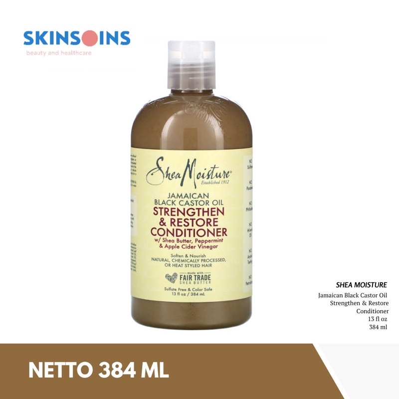 Jual Shea Moisture Jamaican Black Castor Oil Shampoo And Conditioner 384 6268