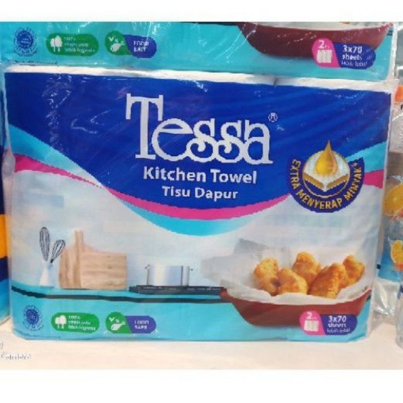 Jual TESSA Kitchen Towel - tisu dapur - tissue dapur - alas minyak ...