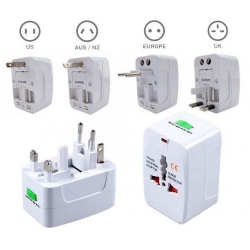 Jual Adapter Internasional Travel Adaptor Universal Colokan Charger UK ...