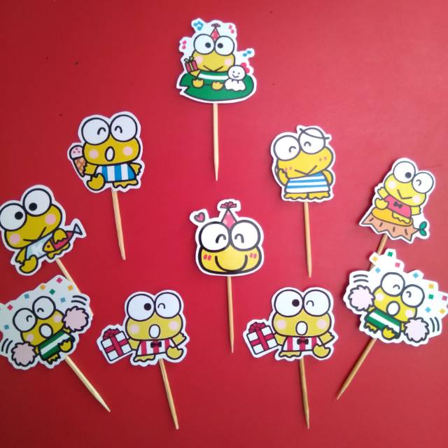 Jual topper keropi keroppi hiasan kue | Shopee Indonesia