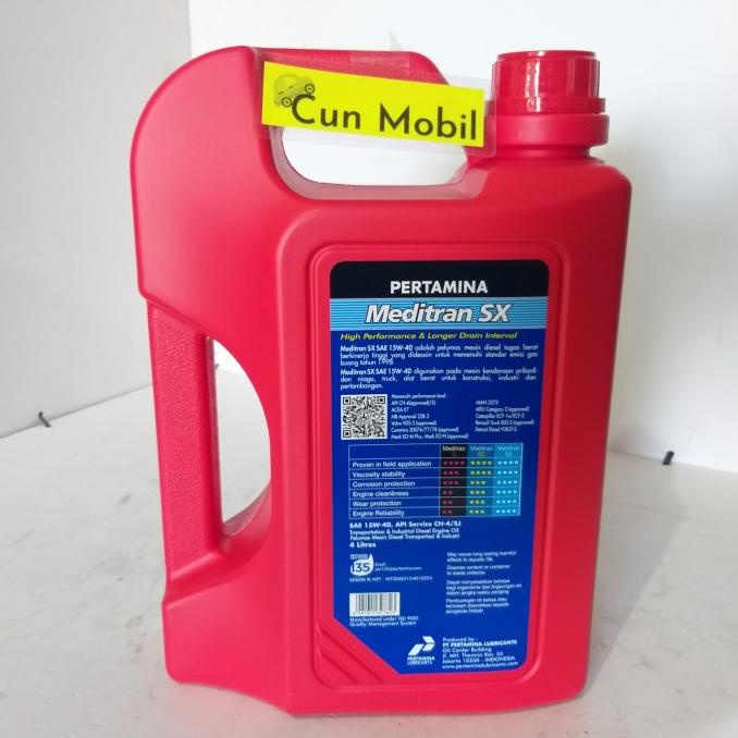 Jual Oli Mesin Pertamina Meditran Sx 15W-40 4L | Shopee Indonesia