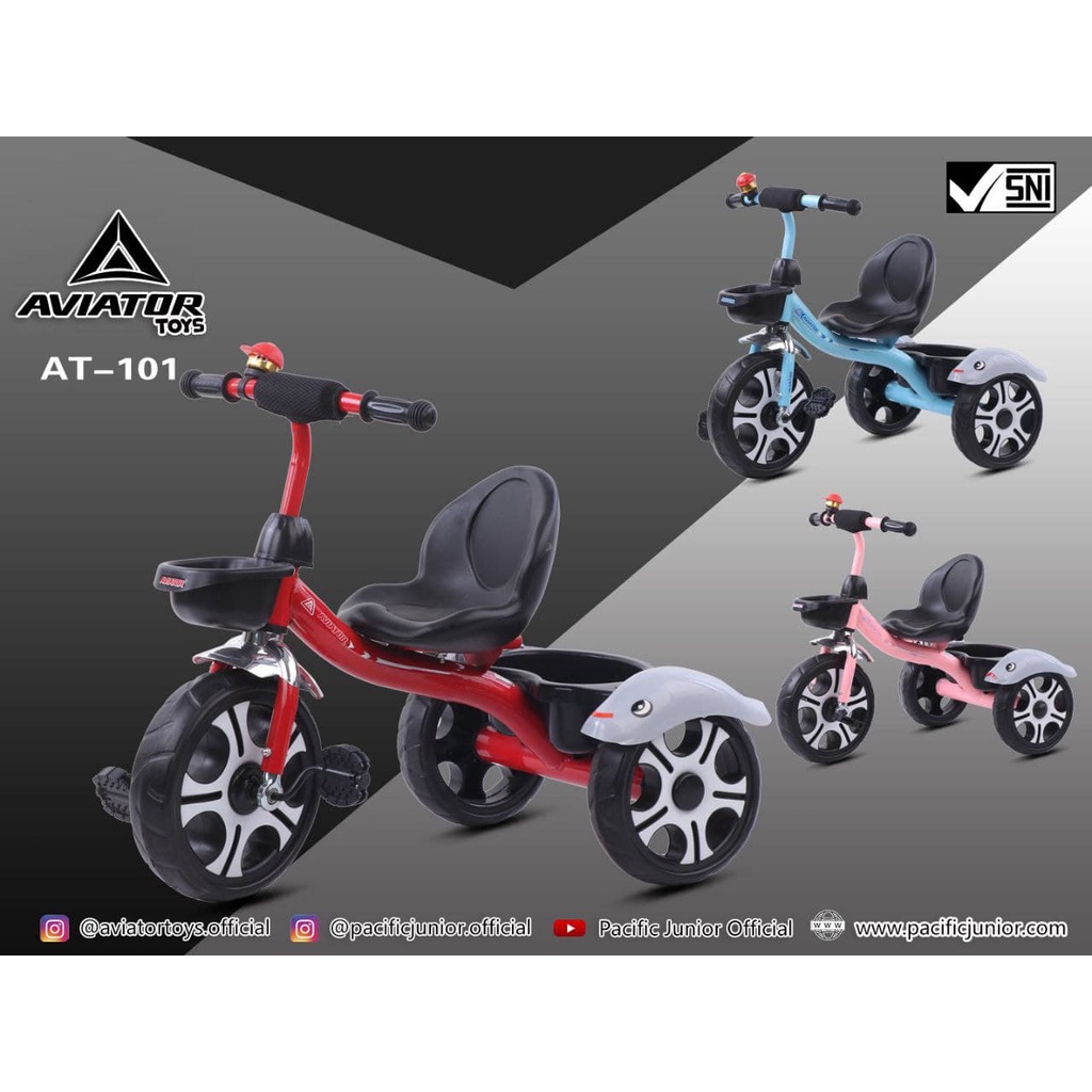 Jual Aviator Tricycle AT 101 Sepeda Anak Roda 3 Aviator Roda Tiga Speda anak | Shopee Indonesia