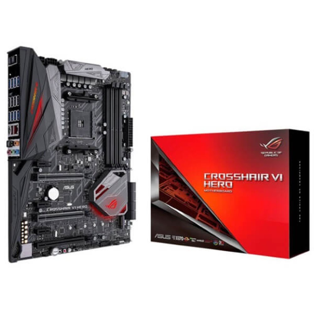 Jual Asus ROG CROSSHAIR VI Hero (AM4, AMD Promontory X370, DDR4, USB3.1 ...