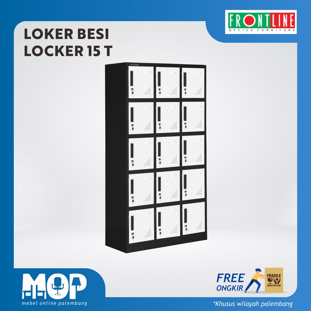 Jual Locker Besi Locker Pakaian Filling Cabinet Locker 15T Frontline ...