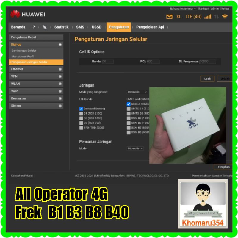 Jual [ Unlock ] Modem Router Huawei B310S-927 XL home Teman nya Bolt ...