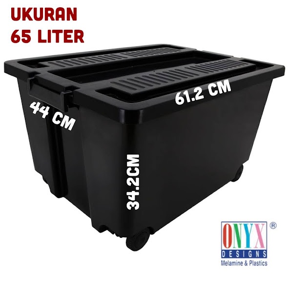 Jual Box container Hitam Onyx 60 liter box onyx 45 liter conatiner box ...