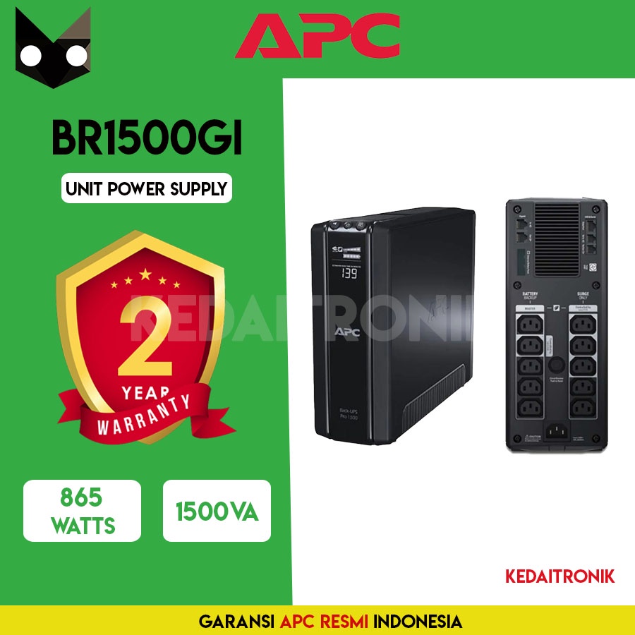 Jual UPS APC BR1500GI 1500VA 865W - UPS APC BR1500GI | Shopee Indonesia
