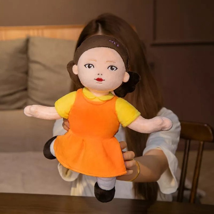 Jual Boneka Squid Game Younghee Boneka Viral Squid Game | Shopee Indonesia