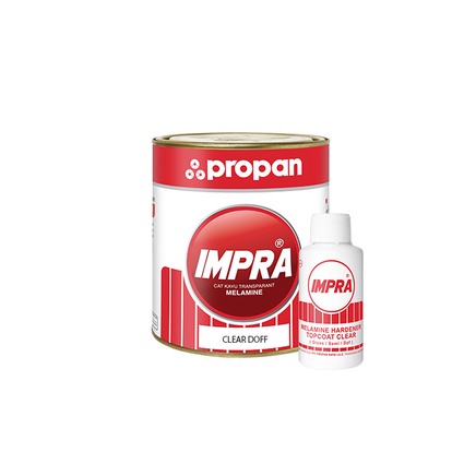Jual CAT PROPAN IMPRA MELAMINE CLEAR ML-131 1 LITER + HARDENER | Shopee ...