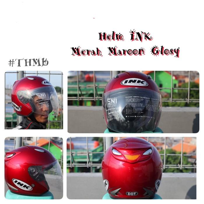 Jual Helm ink centro ( merah maroon ) | Shopee Indonesia