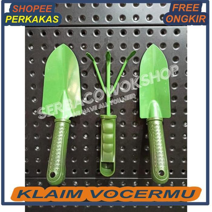Jual GARDEN TOOL 3 PCS / ALAT KEBUN SKOP SEKOP TAMAN MINI GARPU SET ...