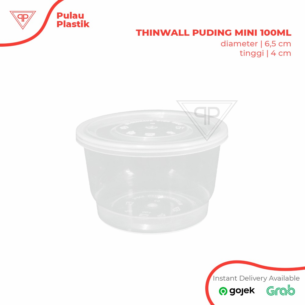 Jual Cup puding 100ML / tempat selai / tempat puding / sauce cup ...