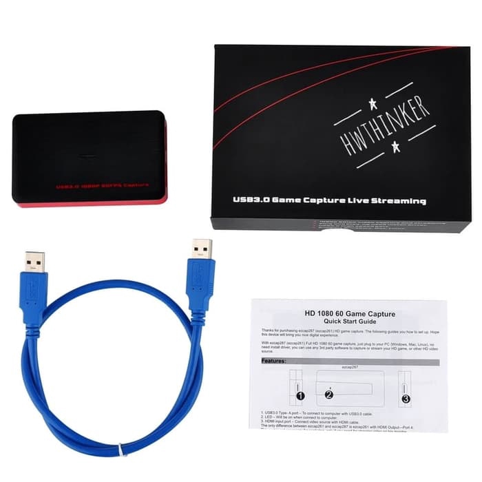 Jual UVC HDMI Video Capture Grabber USB 3.0 EZCAP261 EZCAP | Shopee ...