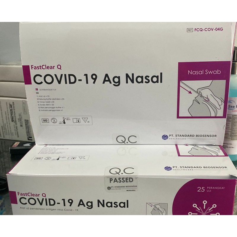 Jual EXP 01 2025 BIOSENSOR FAST CLEAR SWAB NASAL ANTIGEN BOX ISI 25PC ...