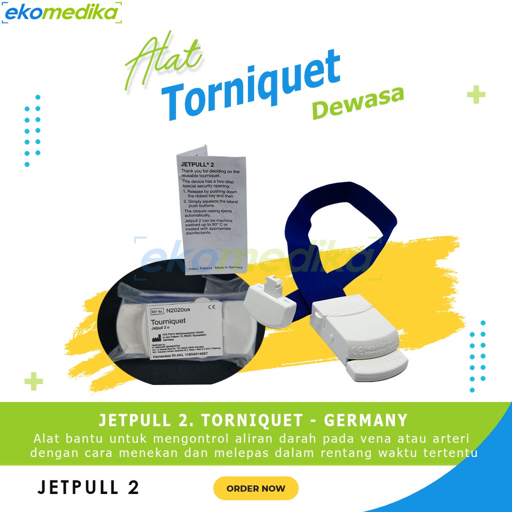 Jual Jetpull 2 Tourniquet Torniket JETPULL GERMANY / Alat Penjepit ...
