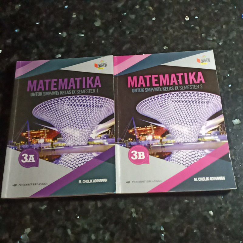 Jual Buku Matematika kelas 9,3A,3B, IX, Smp, Penerbit Erlangga, M ...