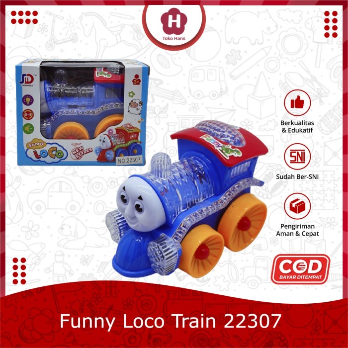 Jual Mainan Kereta Thomas Funny Loco Thomas Train 22307 | Shopee Indonesia
