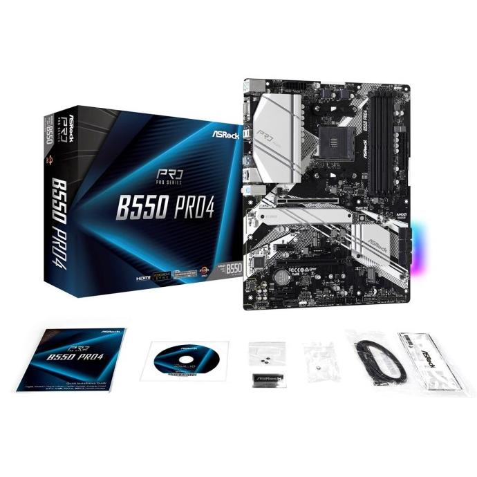 Jual Motherboard Asrock B550 Pro4 Amd Am4 | Shopee Indonesia