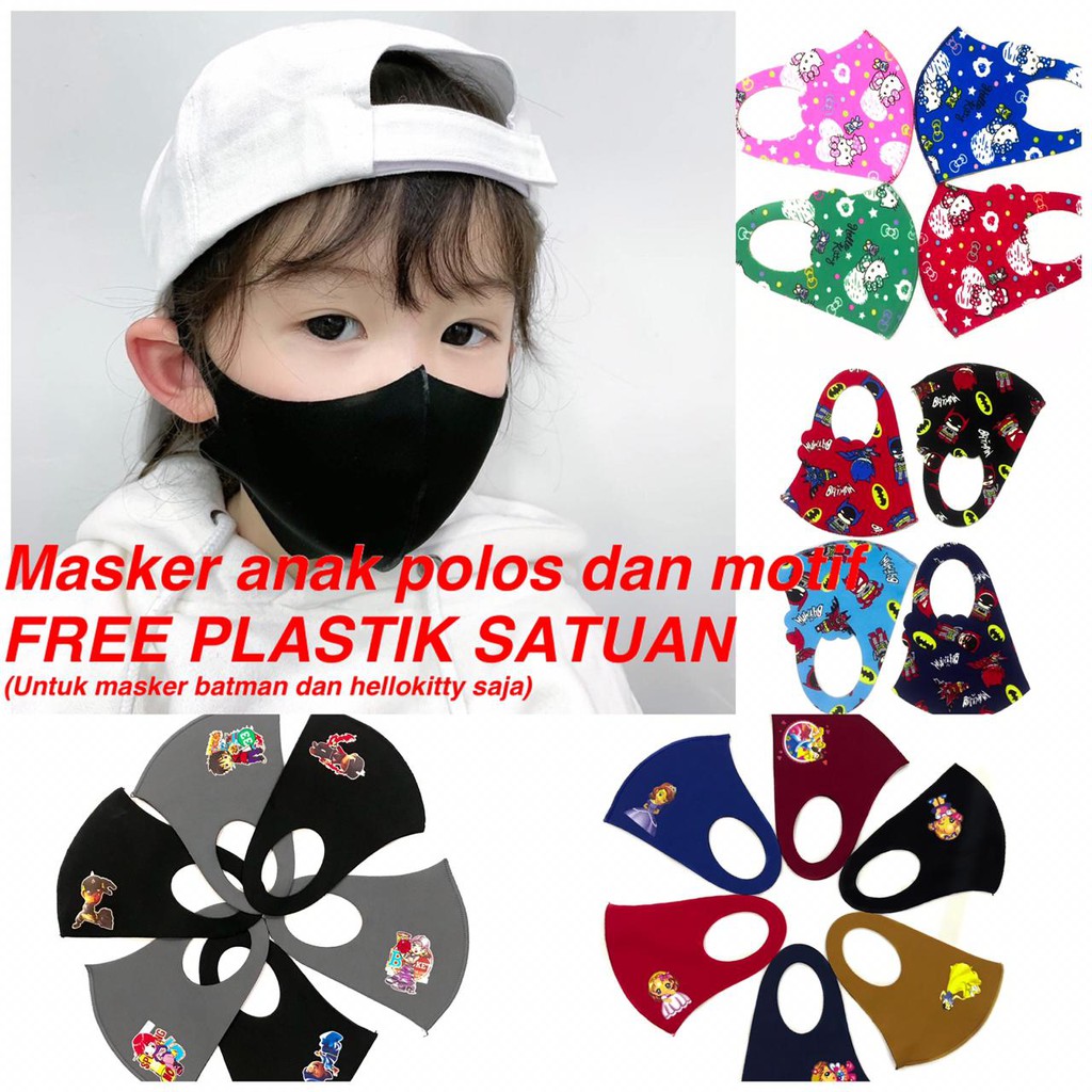 Jual Masker scuba ANAK polos gambar kartun dan karakter lucu | Shopee ...