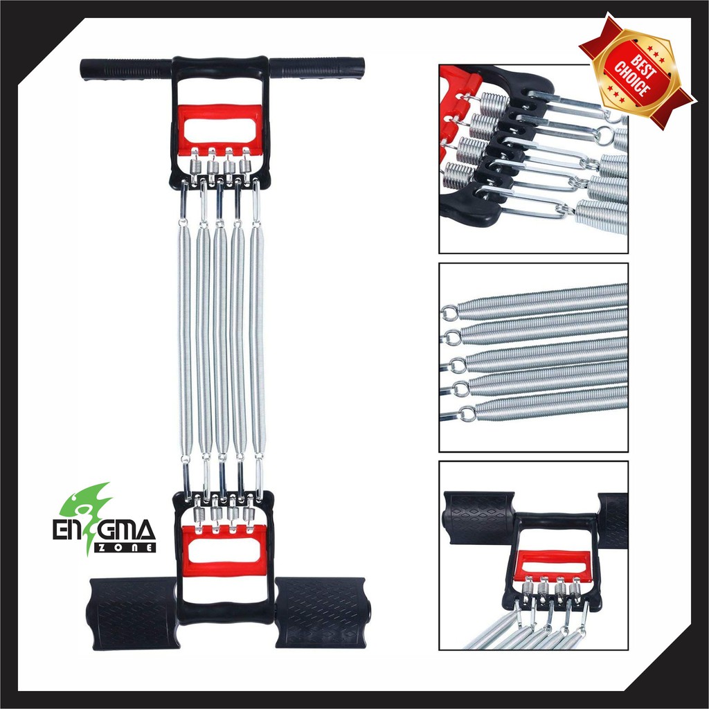 Jual CHEST EXPANDER 5 RING - SPRING CHEST PULL WITH PEDAL - ENIGMAZONE ...