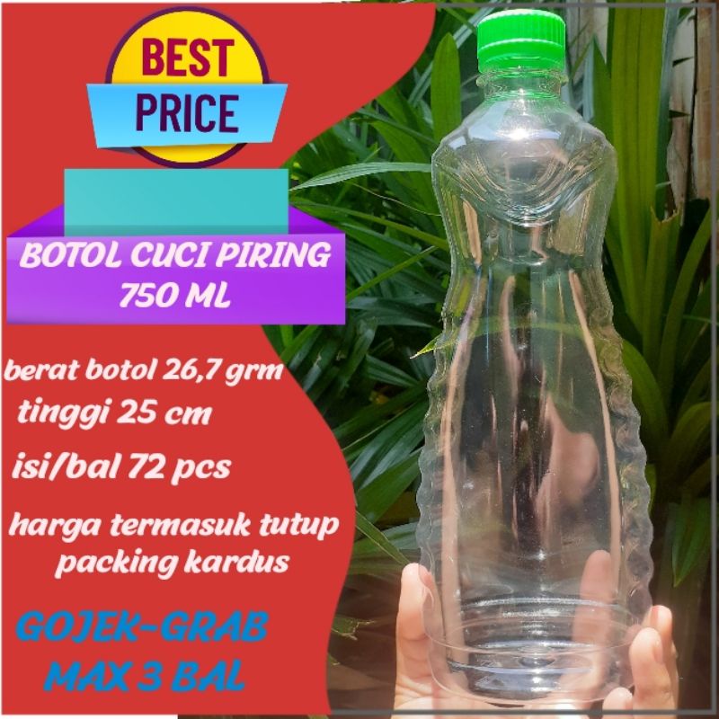 Jual Botol Cupir 750Ml -Botol Plastik 750Ml Cupir-Botol Cuci Piring ...