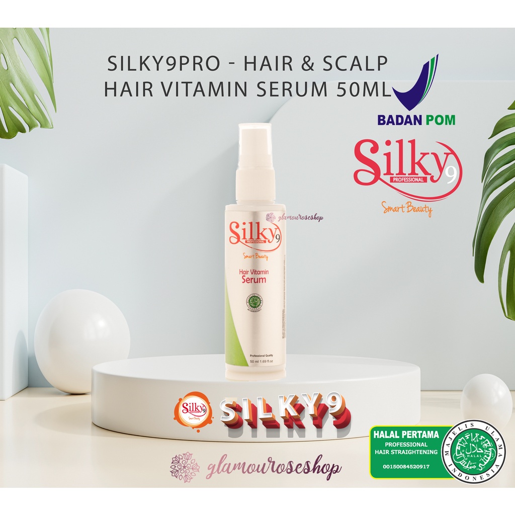 Jual SILKY9 Silky Nine HAIR VITAMIN SERUM 50ML | Shopee Indonesia