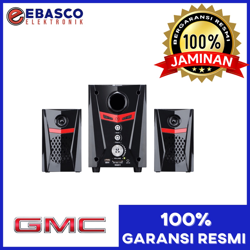 Jual Gmc Speaker Aktif 888 DI Daya 220V Bluetooth | Shopee Indonesia