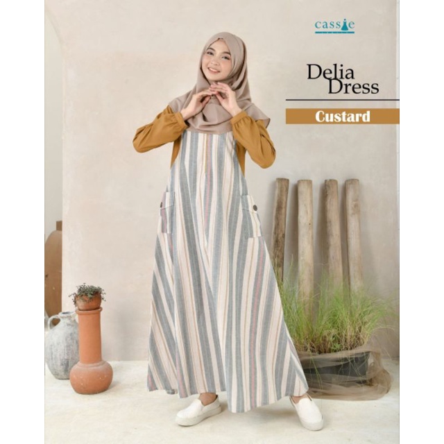 Jual NEW DELIA DRESS ORI BY CASSIE LABELS | Shopee Indonesia