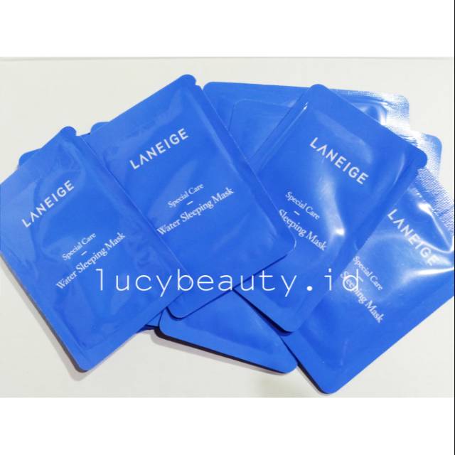 Jual Laneige Special Care Water Sleeping Mask Sample Sachet 4ml ...