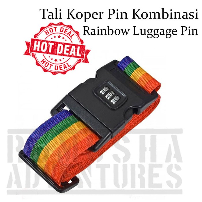 Jual TALI PENGAMAN KOPER DENGAN PIN ANGKA / SAFETY LUGGAGE | Shopee ...