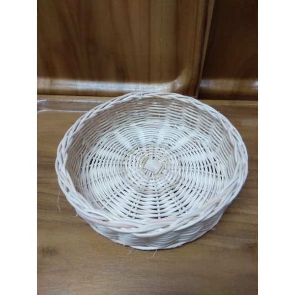 Jual Keranjang Rotan Bulat Full Rotan 17cm, 19cm, 21cm. Bukan Campuran ...