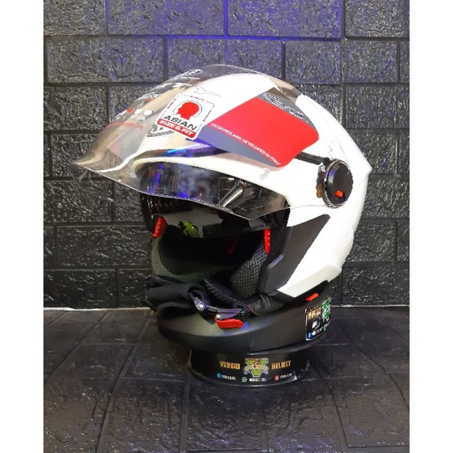 Jual HELM KYT D-CITY SOLID WHITE ORIGINAL MODEL TERBARU DARI KYT ...