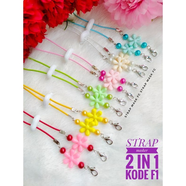 Jual FC Strap masker 2in1 konektor headloop tali masker kalung masker ...
