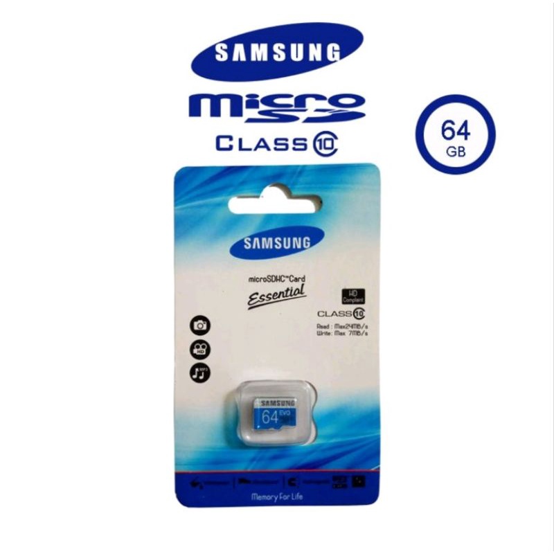 Jual [ SKS ] COD MEMORY CARD SAMSUNG 64GB CLASS 10 MMC MICRO SD 64GB ...