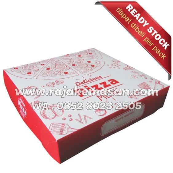 Jual BOX PIZZA, DUS PIZZA, KARDUS PIZZA, PIZZA BOX UKURAN 25CM | Shopee ...