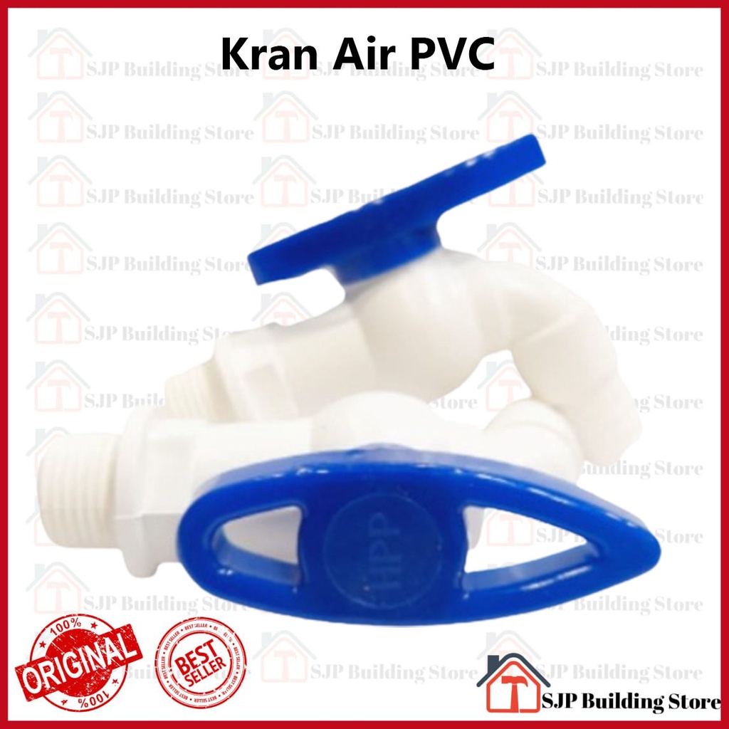Jual Kran Air/Keran Air Plastik PVC Engkol Lotus 1/2 inch | Shopee ...